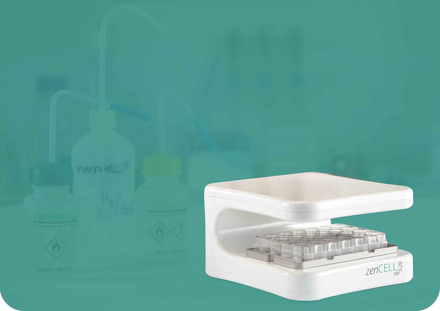 Microscope for the incubator with 24 Channels